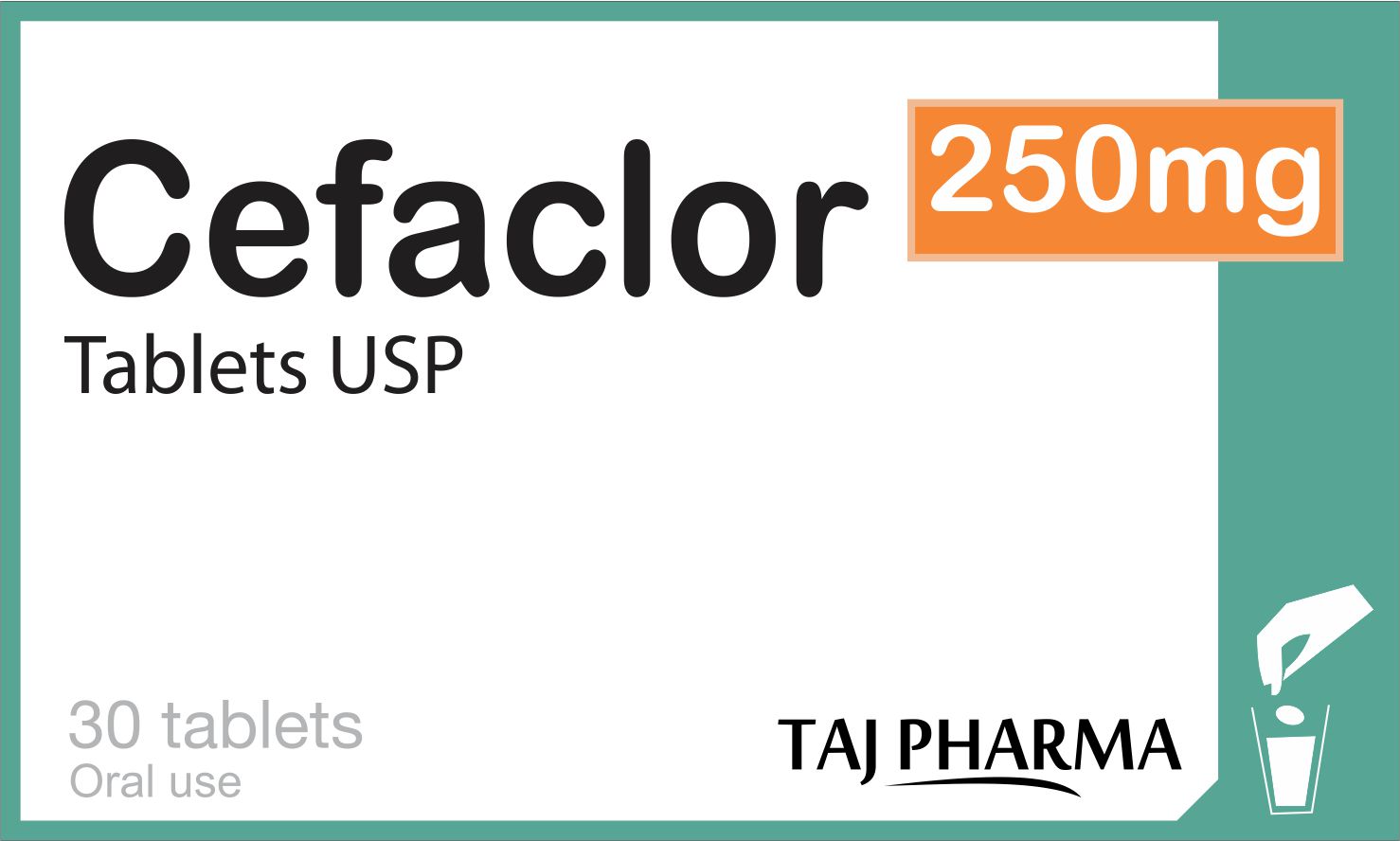 Cefaclor USP 250mg dispersible tablets
