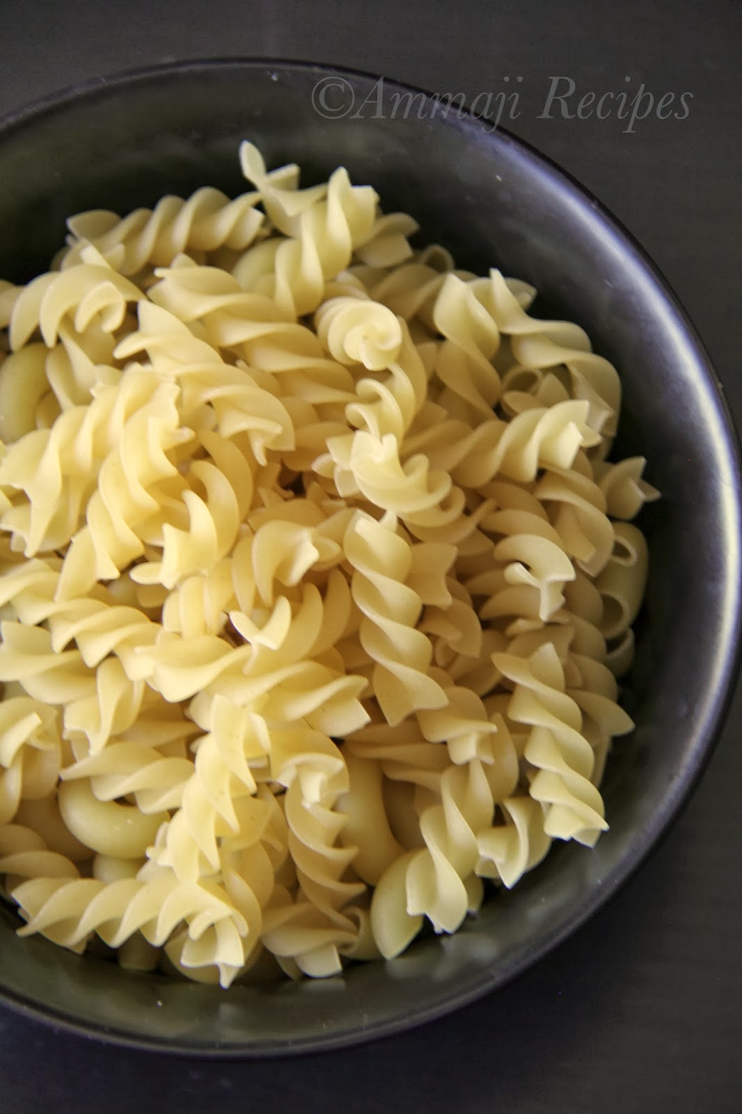 Point of Vyu: Day 7: Fusilli Pasta