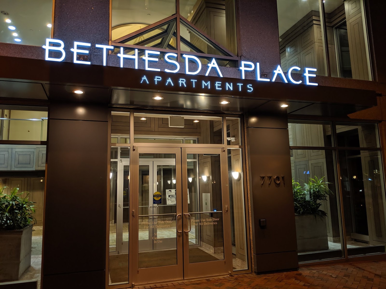 Robert Dyer @ Bethesda Row: Entrance update at Bethesda Place Apartments