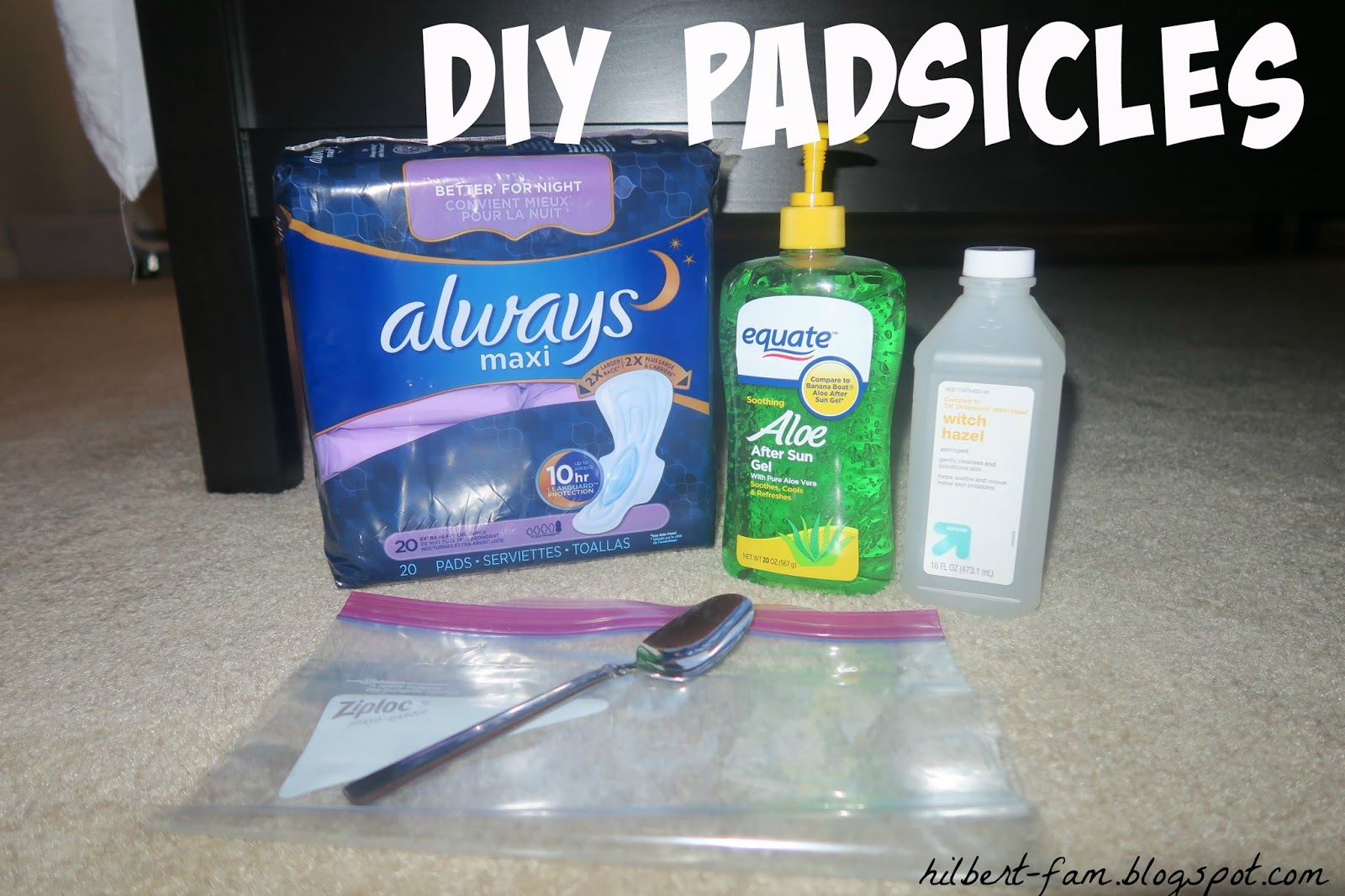 The Hilbert Family: How to make Padsicles