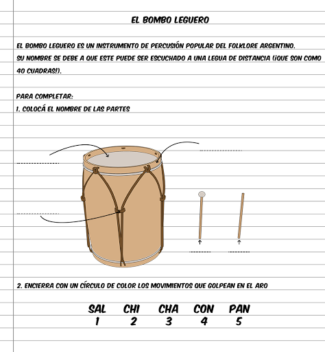 ESCUELA PRIMARIA N°4 GLEW- ALMIRANTE BROWN: El Bombo (5 y 6 Movimientos) 6°A B y C