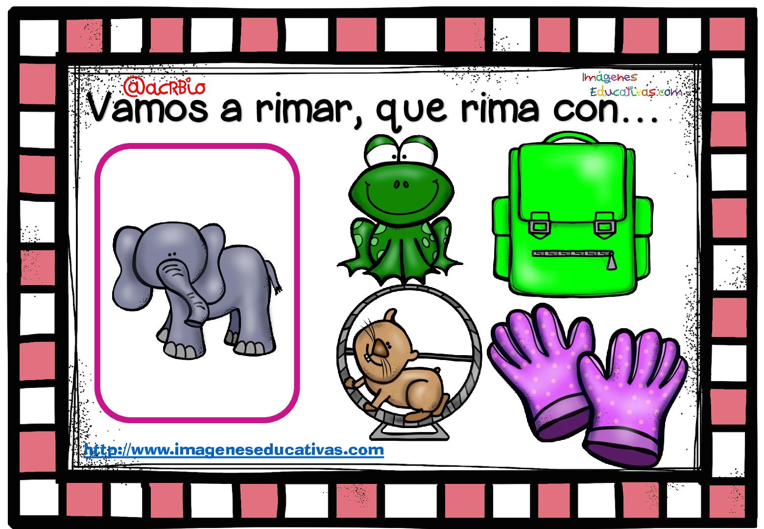 RECURSOS Y ACTIVIDADES PARA EDUCACIÓN INFANTIL: PALABRAS QUE RIMAN