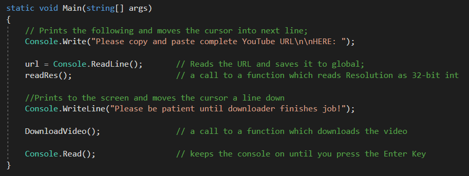 (C#) Easy download Youtube video and convert it into MP3 format in Console