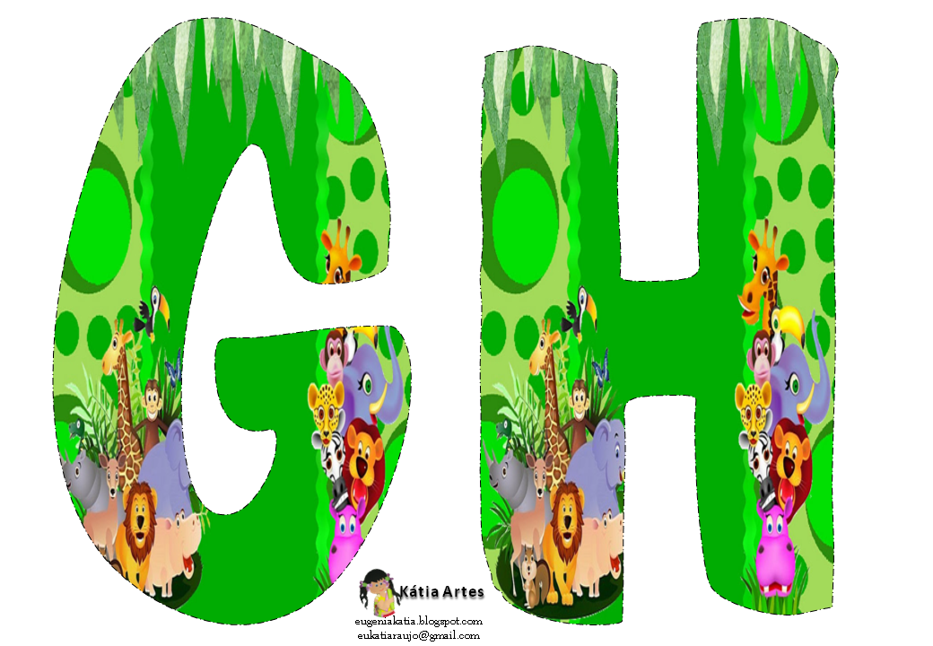 Alfabeto Animales de la Selva. - Oh my Alfabetos!