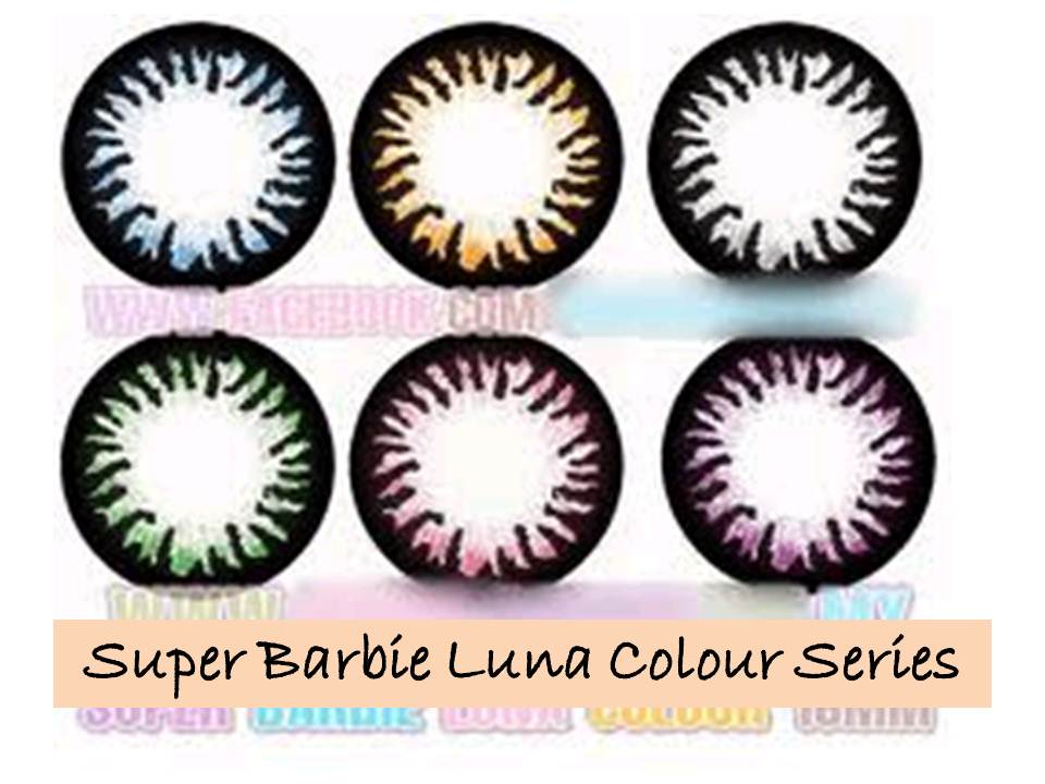 Super Barbie Contact Lens (SG ONLY): Super Barbie Luna Colour