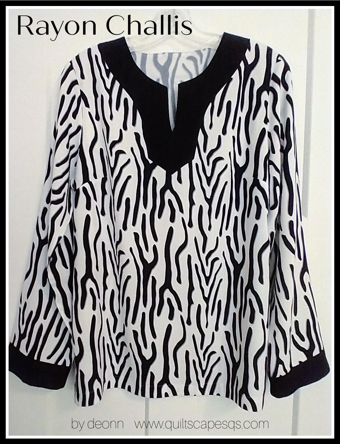 .Quiltscapes.: New Challis Blouse ~ RBD Project Tour