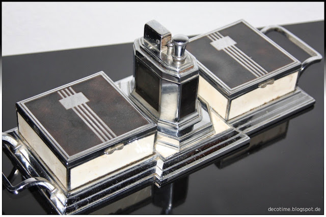 The Roaring Twenties :.: .: Art Deco Smokers Set by Ronson, c.1935