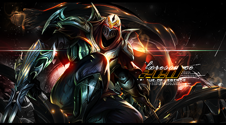 Hình nền đẹp về vị tướng Zed LMHT