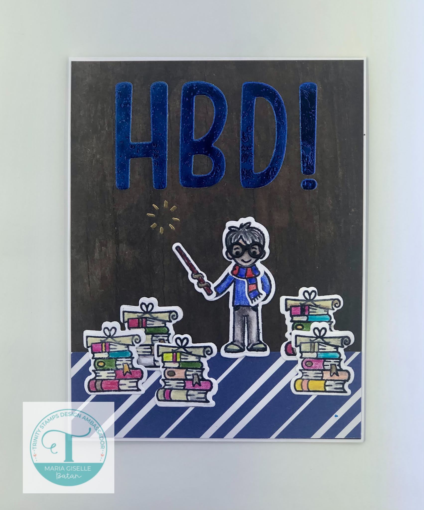 Maria Giselle's Creative Cuts: Wizard Inspired Greeting Card