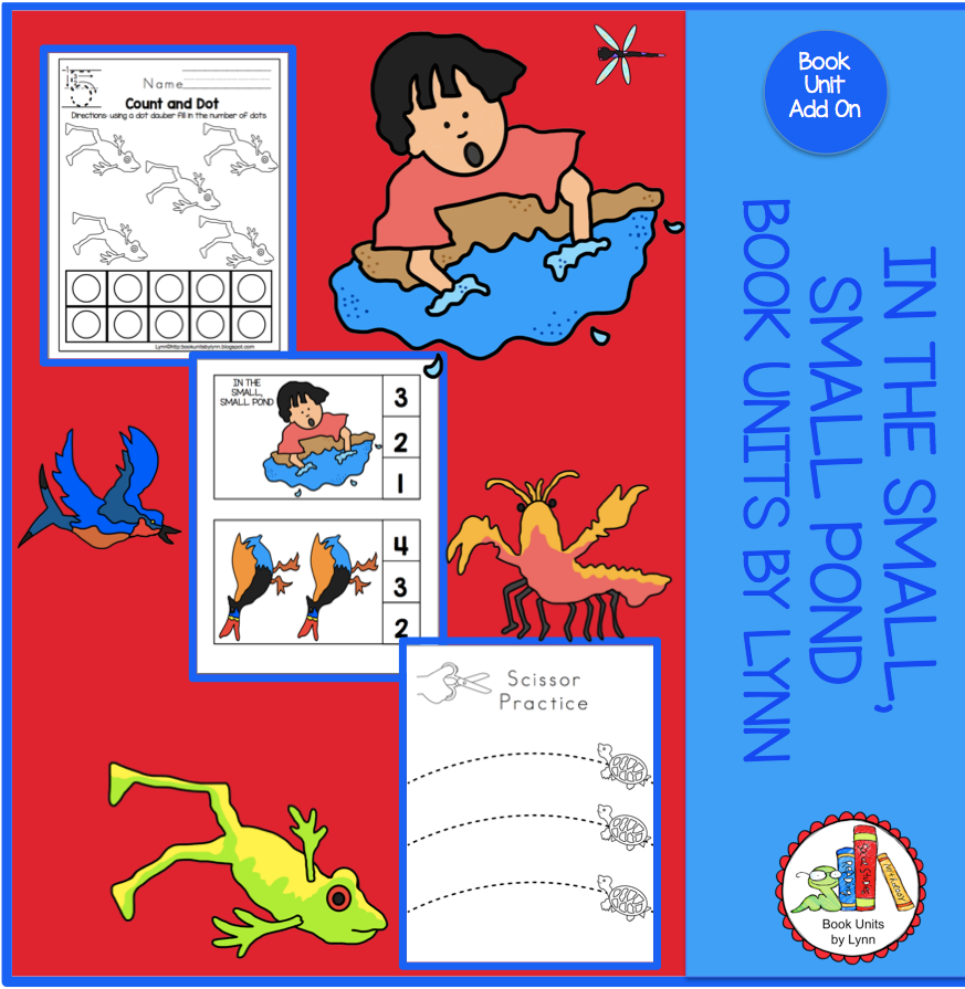 IN THE SMALL, SMALL POND BOOK ADD ON ~ Book Units by Lynn