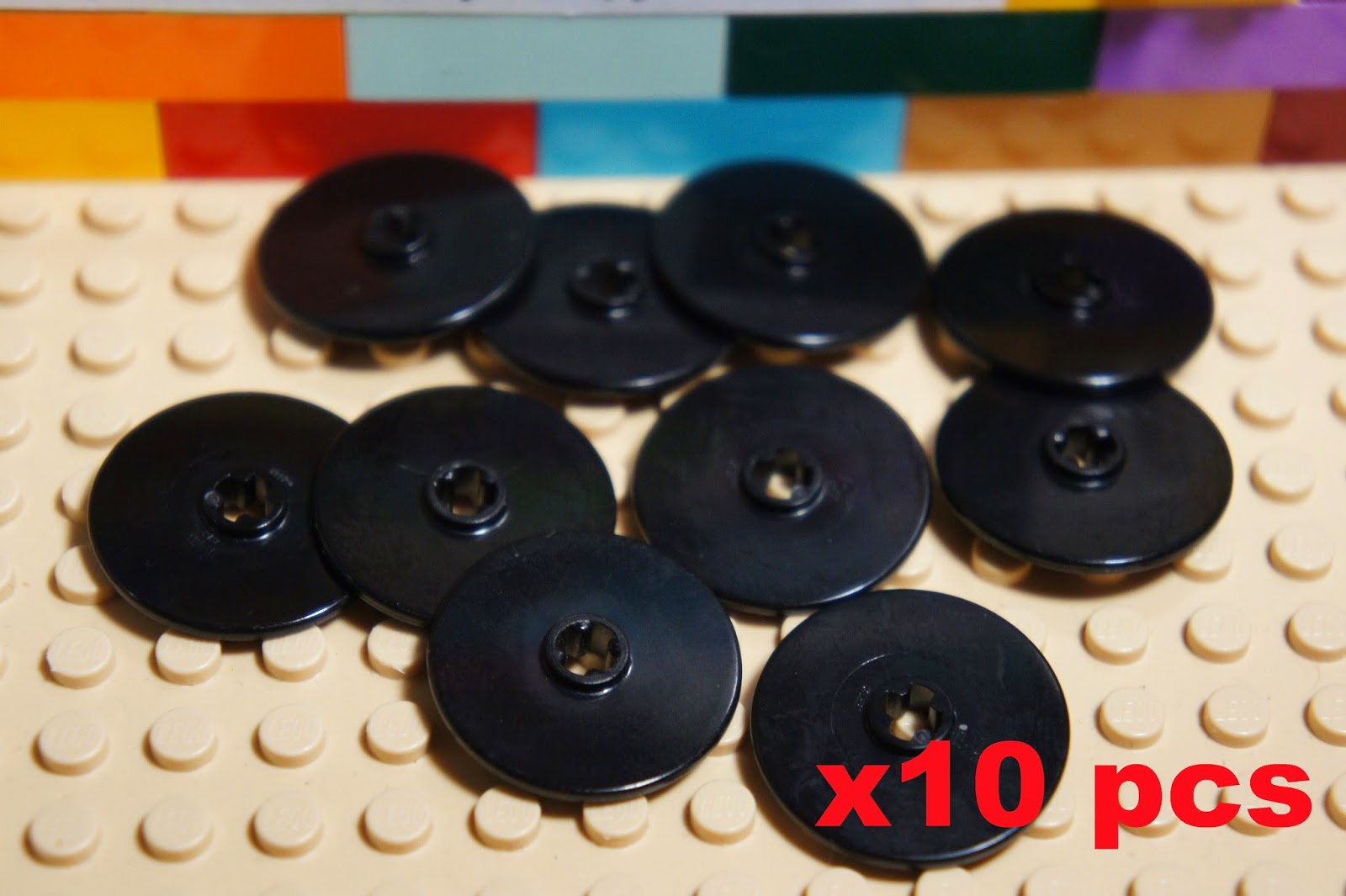 LEGO 719888 Technic Black Disk Ø24 3x3 Disc ~ stores.ebay.com/pickourbricks