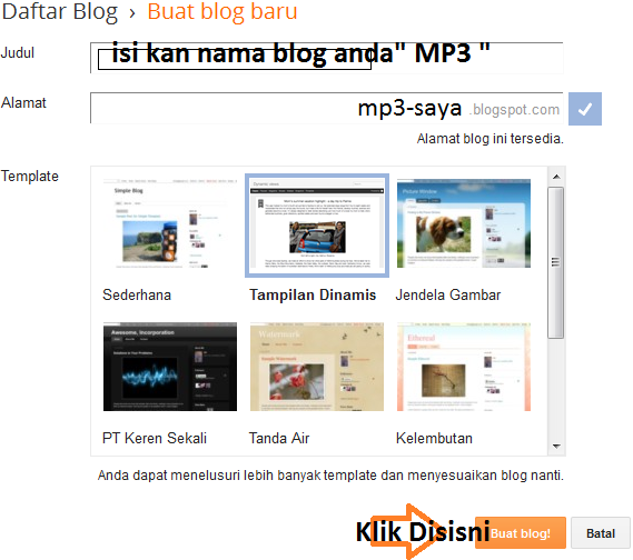 PROSES CARA MEMBUAT BLOG WEBSITE DENGAN CEPAT 1 S/D 5 - KUTIPAN TERBARU