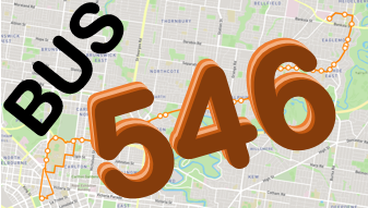 Melbourne on Transit: Timetable Tuesday #137: Route 546 - The Yarra's ...