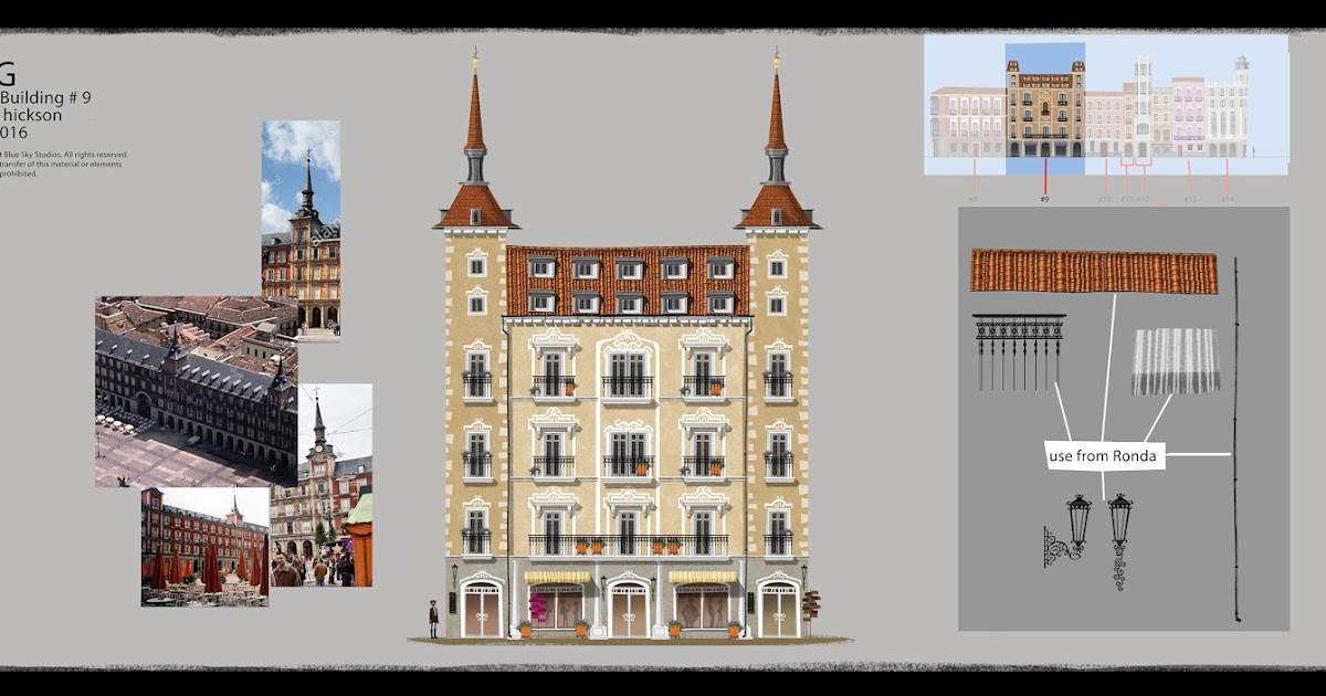 ThinkandPaint: Ferdinand - Final Designs for Madrid Buildings