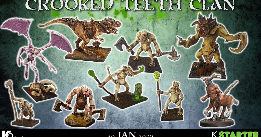 Tabletop Fix: Krakon Games - Crooked Teeth Clan Kickstarter