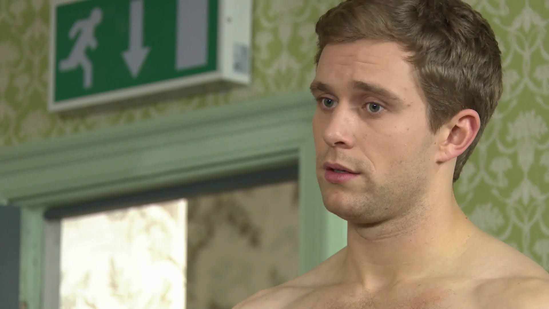Hollyoaks off the Charts: Jared Garfield Shirtless