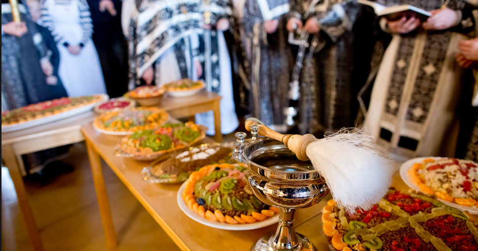 Koliva. Greek wheat berry dessert - The Catalog of Good Deeds