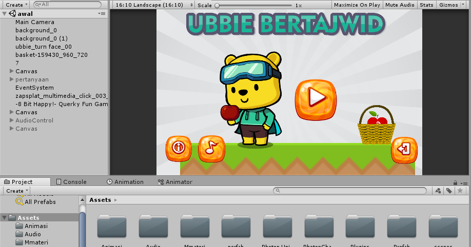Download Source Code Game Unity Ubbie Bertajwid - Koding Bagus
