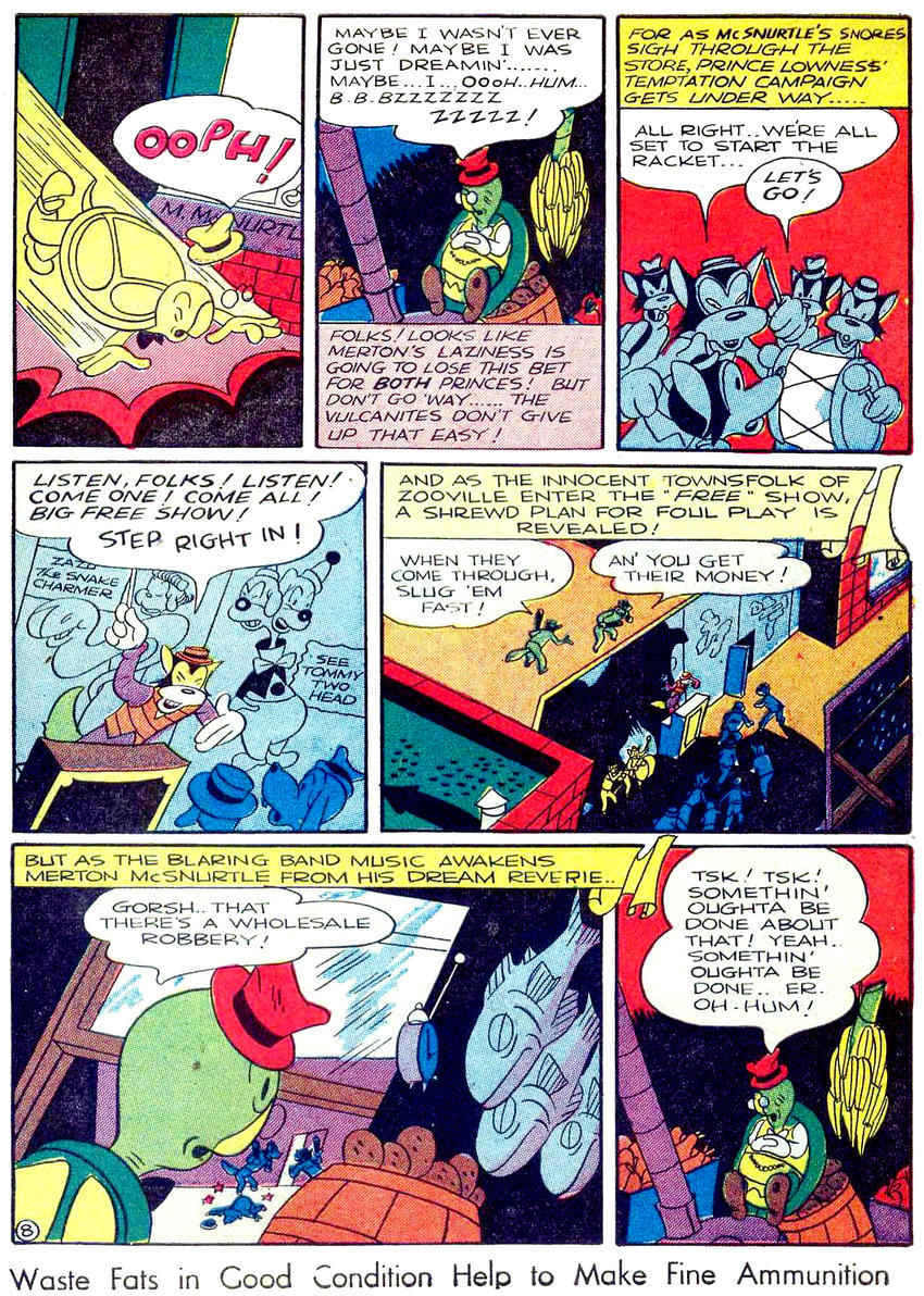 Pappy's Golden Age Comics Blogzine: Number 1414: McSnurtle the Turtle ...