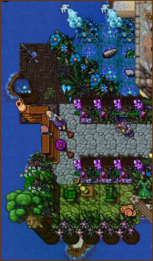 TibiaGoals.com: Divine Decoration Truque #3: Pilares brilhantes, uma ...