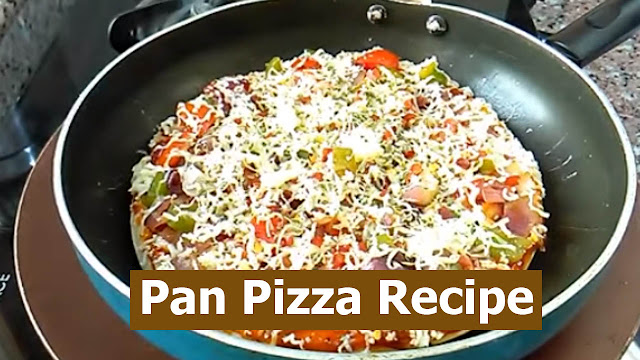 How to Make Easy Pan Pizza - Pan Pizza Recipe - Food 4 U
