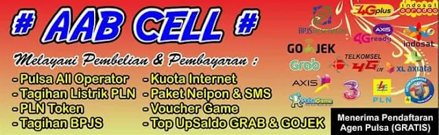 25 Desain Spanduk Jualan Pulsa yang Keren - KOSNGOSAN