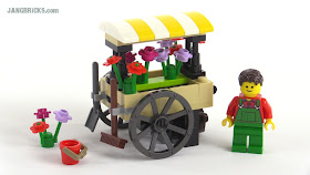 JANGBRiCKS LEGO reviews & MOCs: LEGO Creator Flower Cart polybag review ...