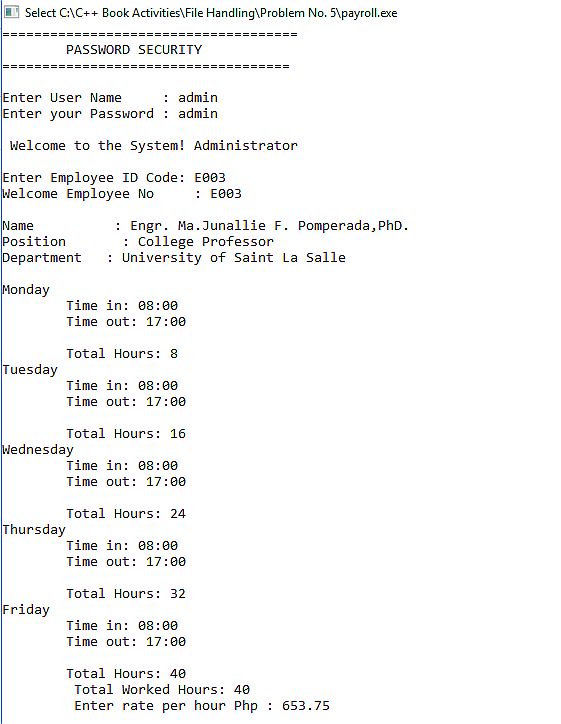 Free Programming Source Codes And Computer Programming Tutorials Password And Payroll System In C