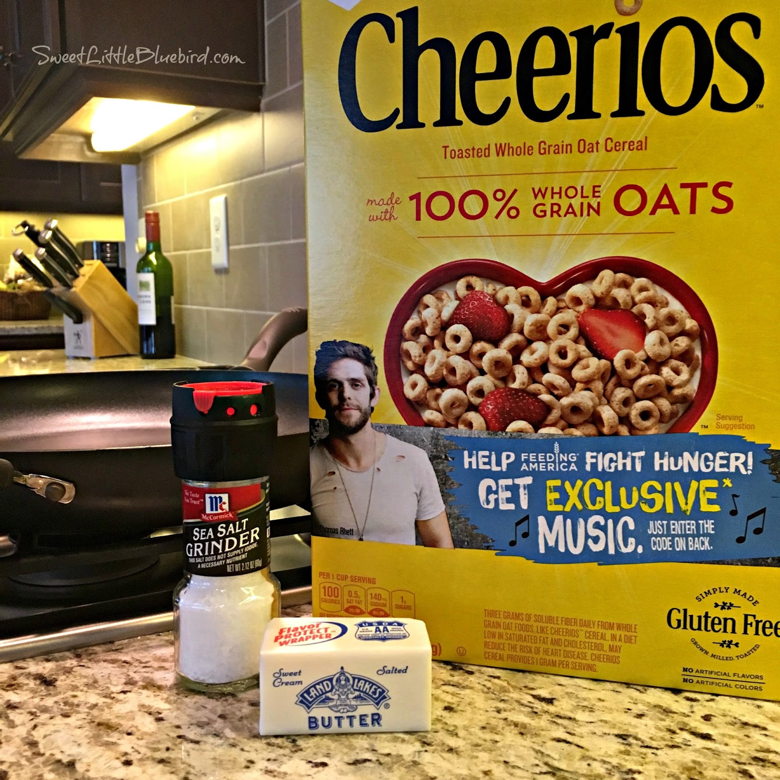 Fried Cheerios (aka, Classic Hot Buttered Cheerios) - Sweet Little Bluebird