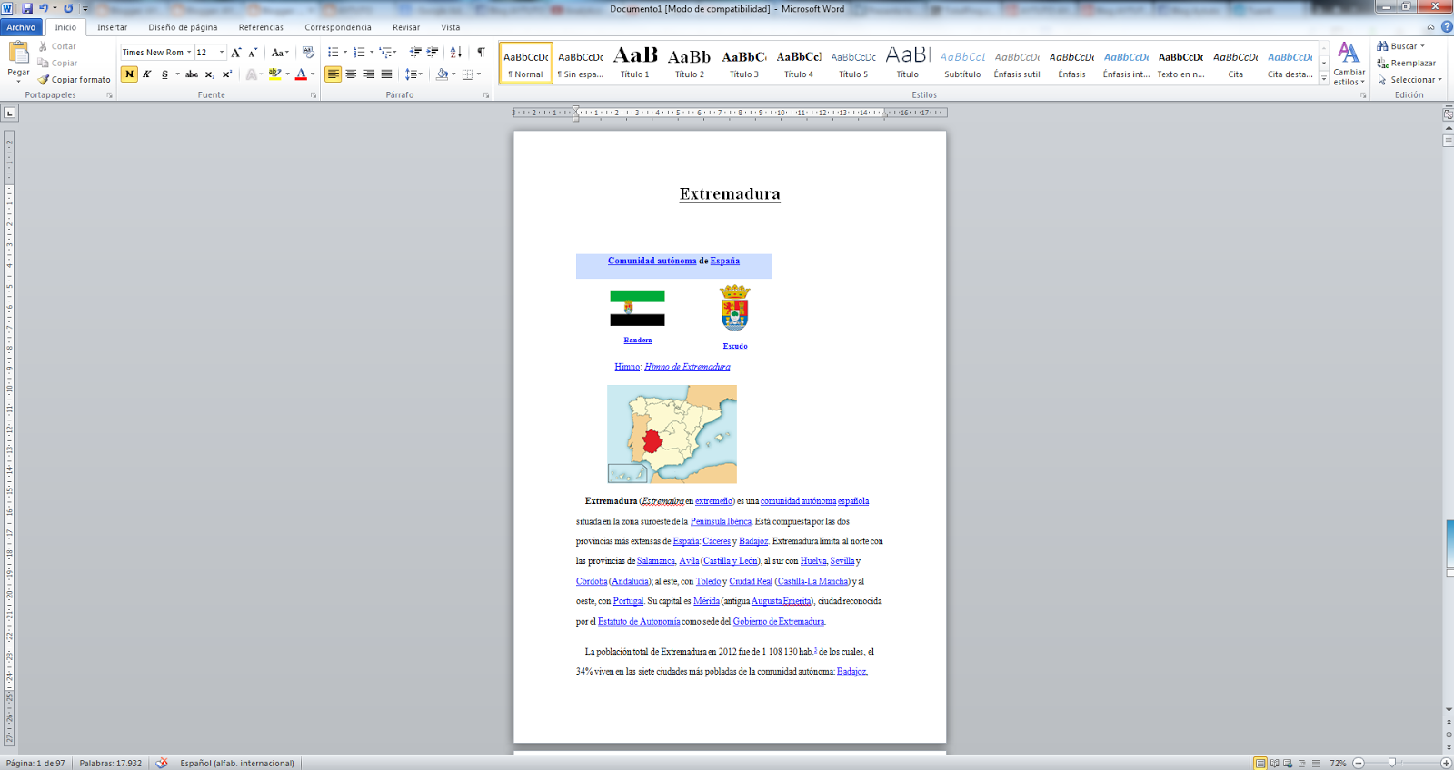 Aplicar interlineado doble a un texto en WORD - AYTUTO Blog