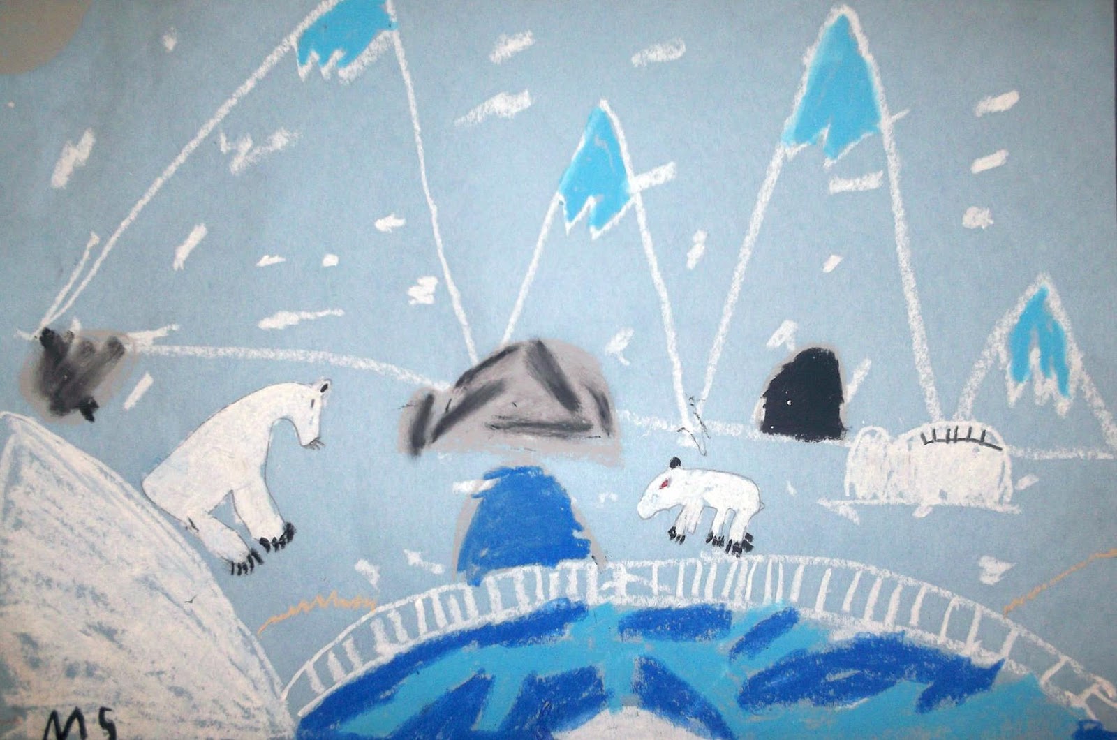 Art Room 104: Another Common Core Art Project: Polar Bears