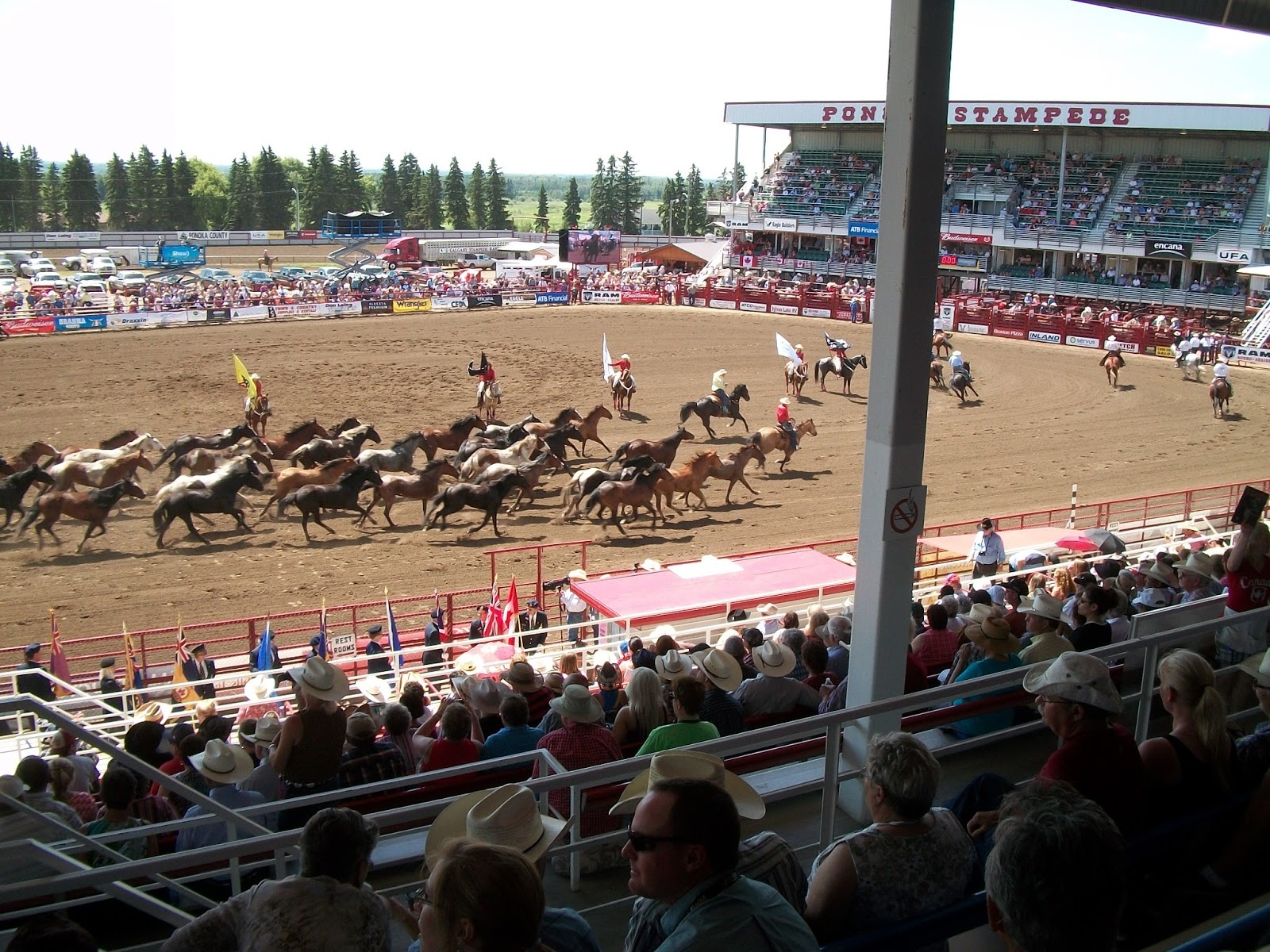 Ivon & Bonnie's 2012 Adventure: July 1, Lacombe & Ponoka rodeo