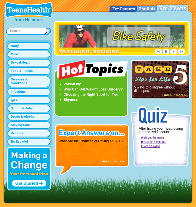 English Elda: TeensHealth