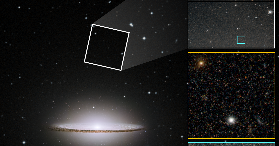 Más allá del borde. El halo de la galaxia del sombrero sugiere un ...