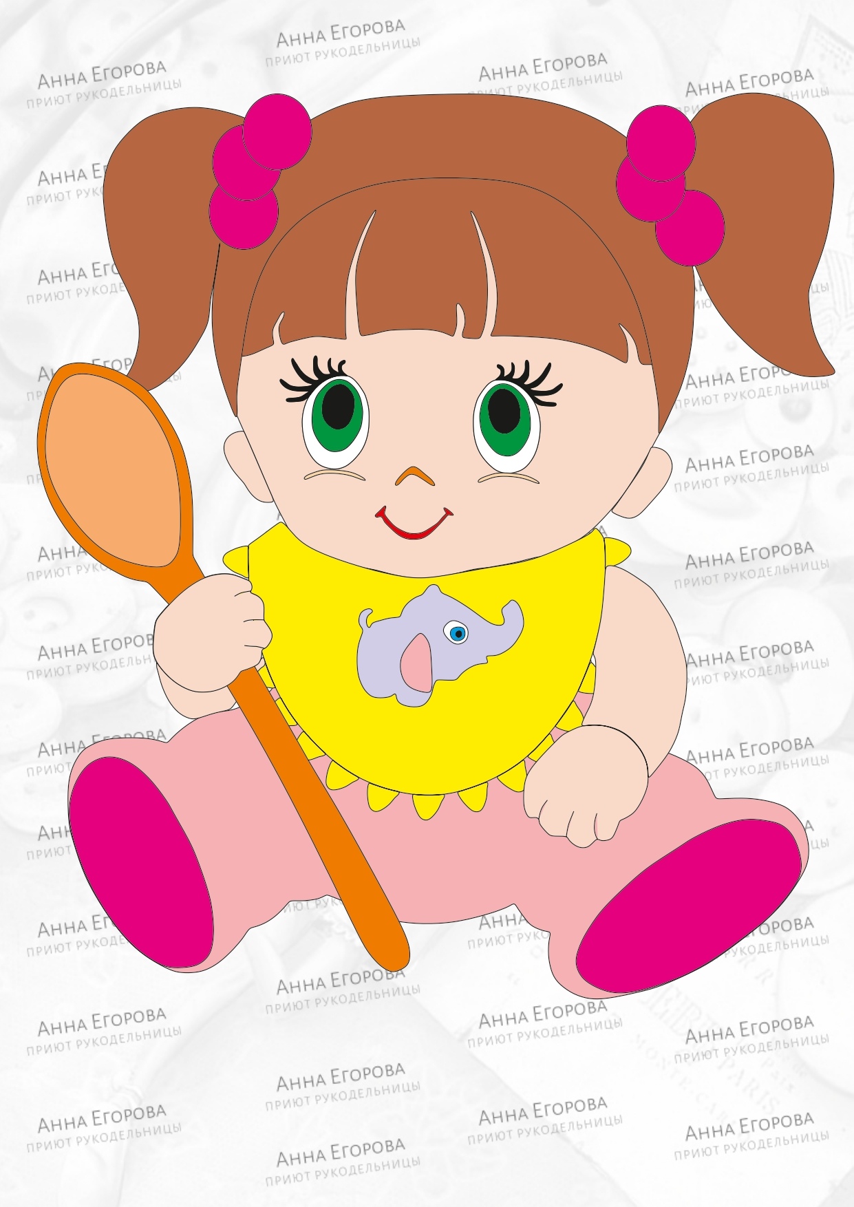 Boneca com molde para imprimir e recortar - Ver e Fazer