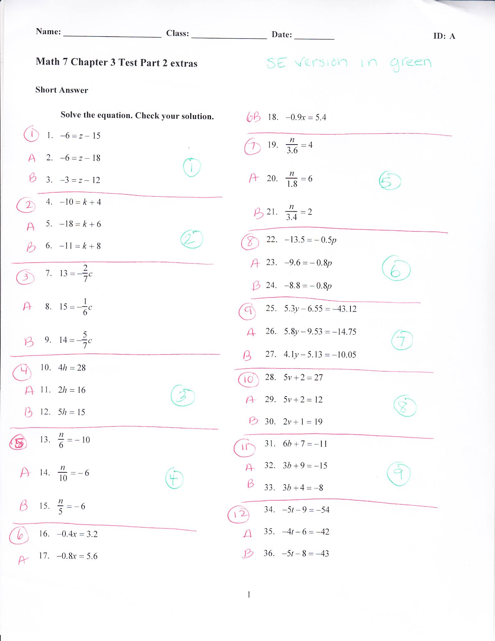 Ms. Jean's Classroom Blog: Chapter 3 Part 2 Test Extras
