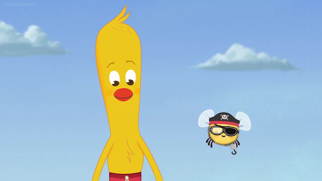 Shirtless Drawn Cartoon Boys: Archibald Strutter in Swimming Trunks 2