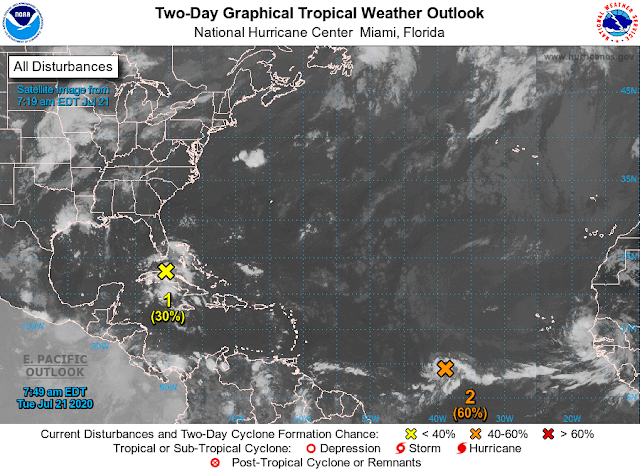 ZONA DE AGUACEROS Y TORMENTAS ELÉCTRICAS POSEE UN 60% DE PROBABILIDAD DE CONVERTIRSE EN CICLÓN ...