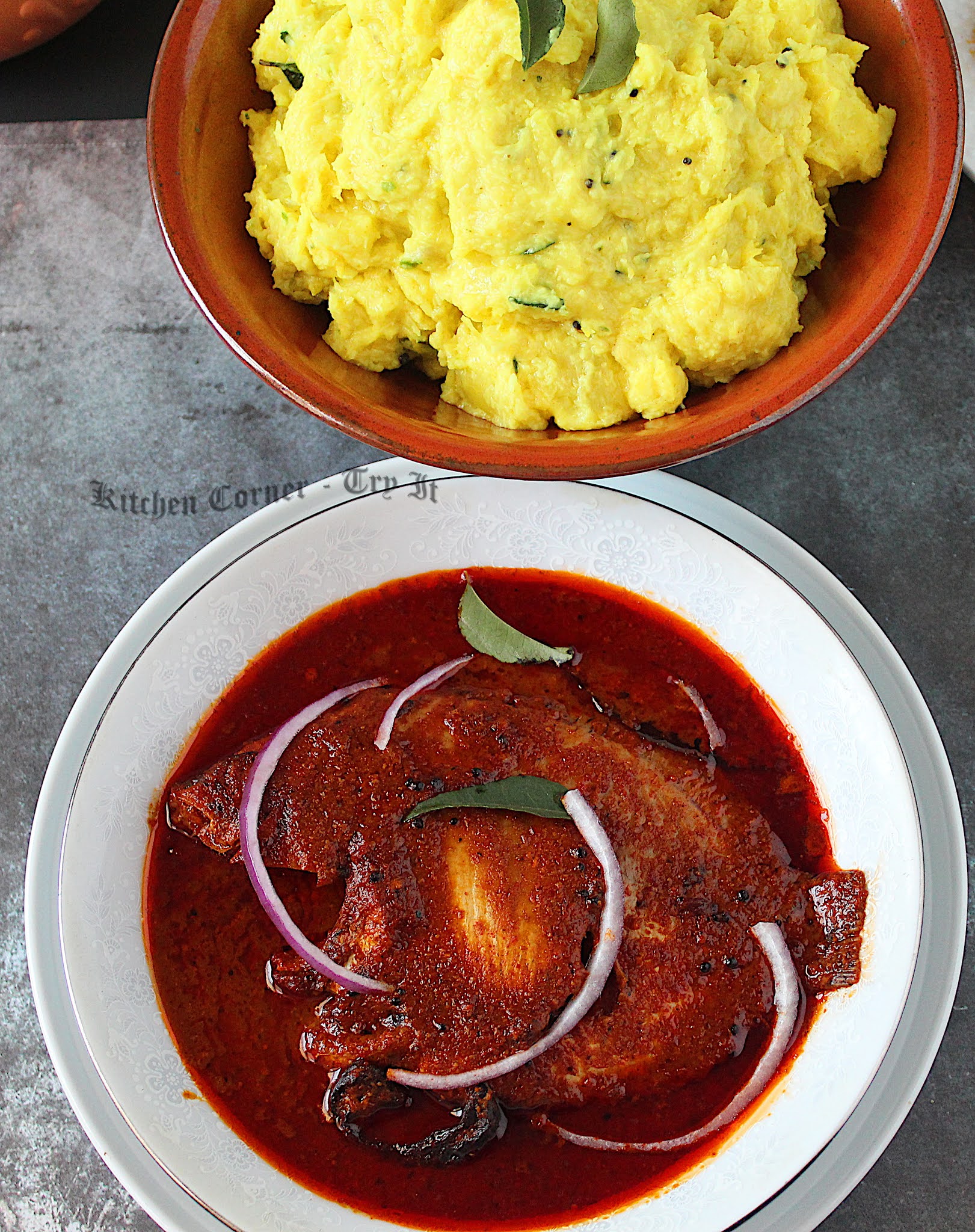 Kallu Shappu Karimeen Curry | Kerala Toddy Shop style Pearl spot Fish Curry