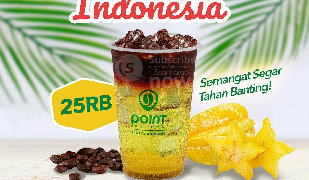 POINT COFFEE Promo Kopi Buah Indonesia Harga cuma Rp.25.000 | scanharga