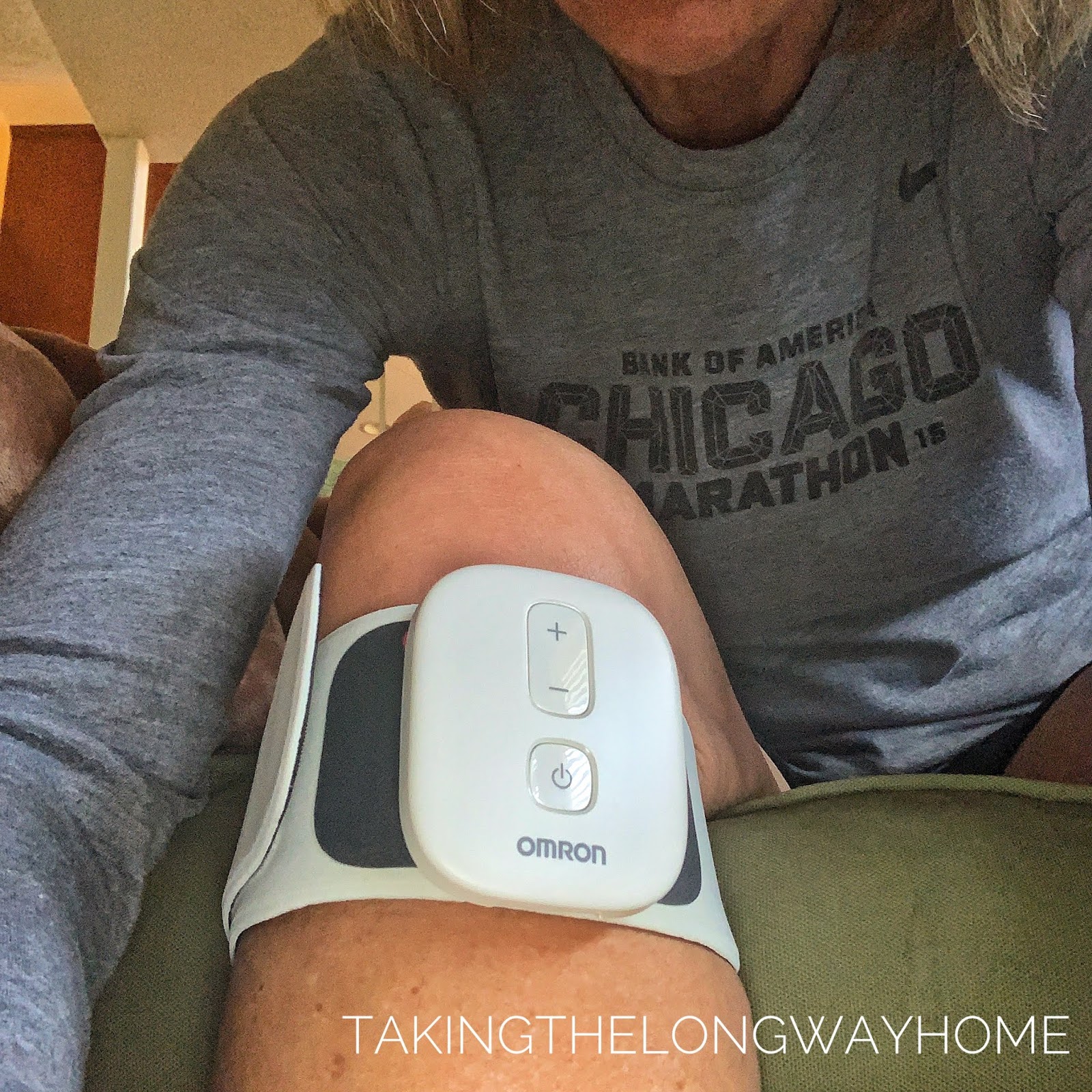Using the OMRON TENS Focus Knee device