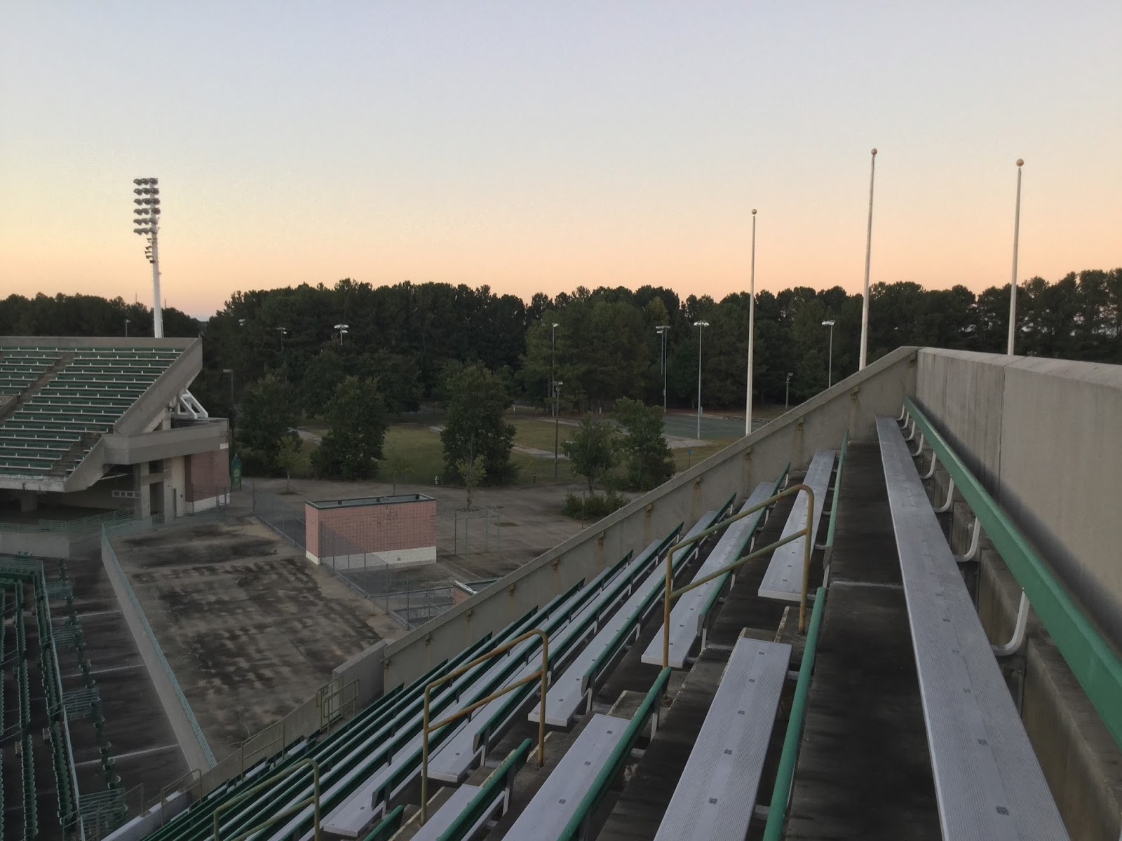 Abandoned Olympic Tennis Stadium (Stone Mountain Tennis Center ...