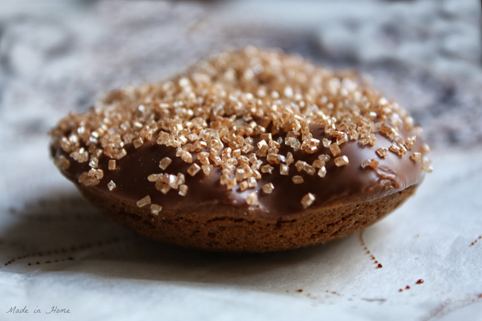 Made in Home: Chocolate coated gingerbread biscuits {Recipe}