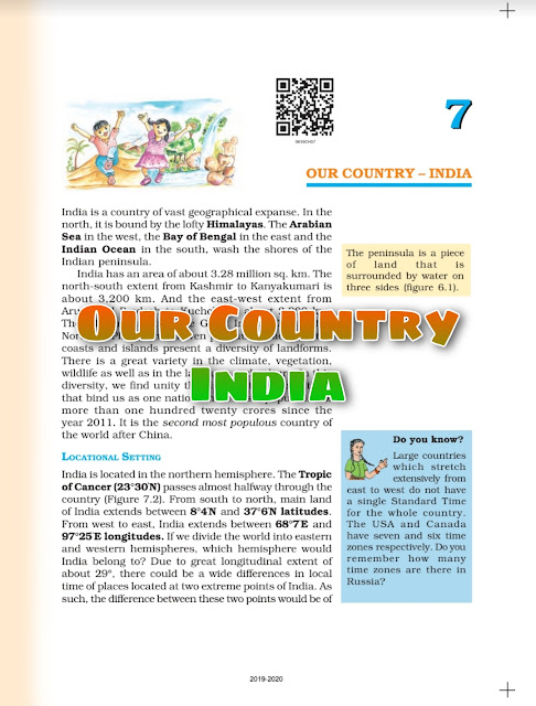 Our Country India | Class 6 | Geography | C7