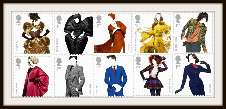 Stylefluid Trendz: Royal Mail Great British Fashion Stamps