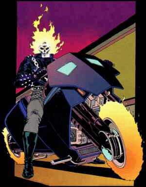 The Tearoom of Despair: Ghost Rider's fabulous flaming head