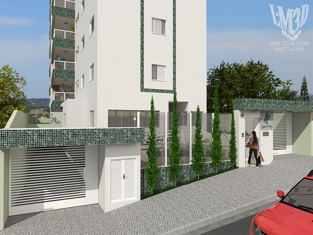 LM3D - Arquitetura e Design: Prédio residencial
