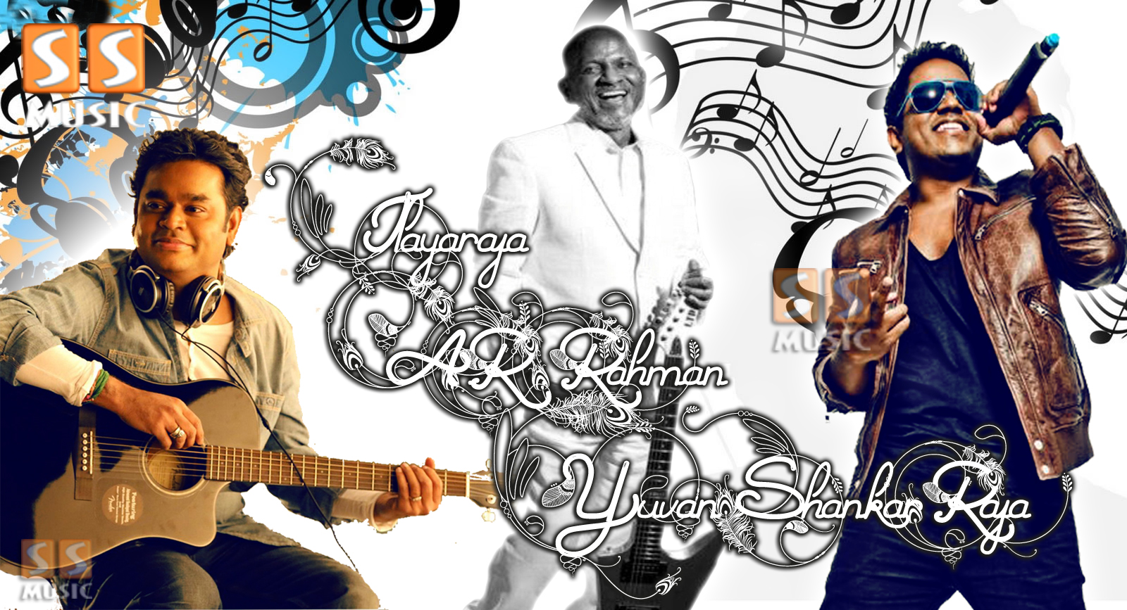 Ilayaraja, A.R Rahman And Yuvan Shankar Raja on One Stage ~ SS Music