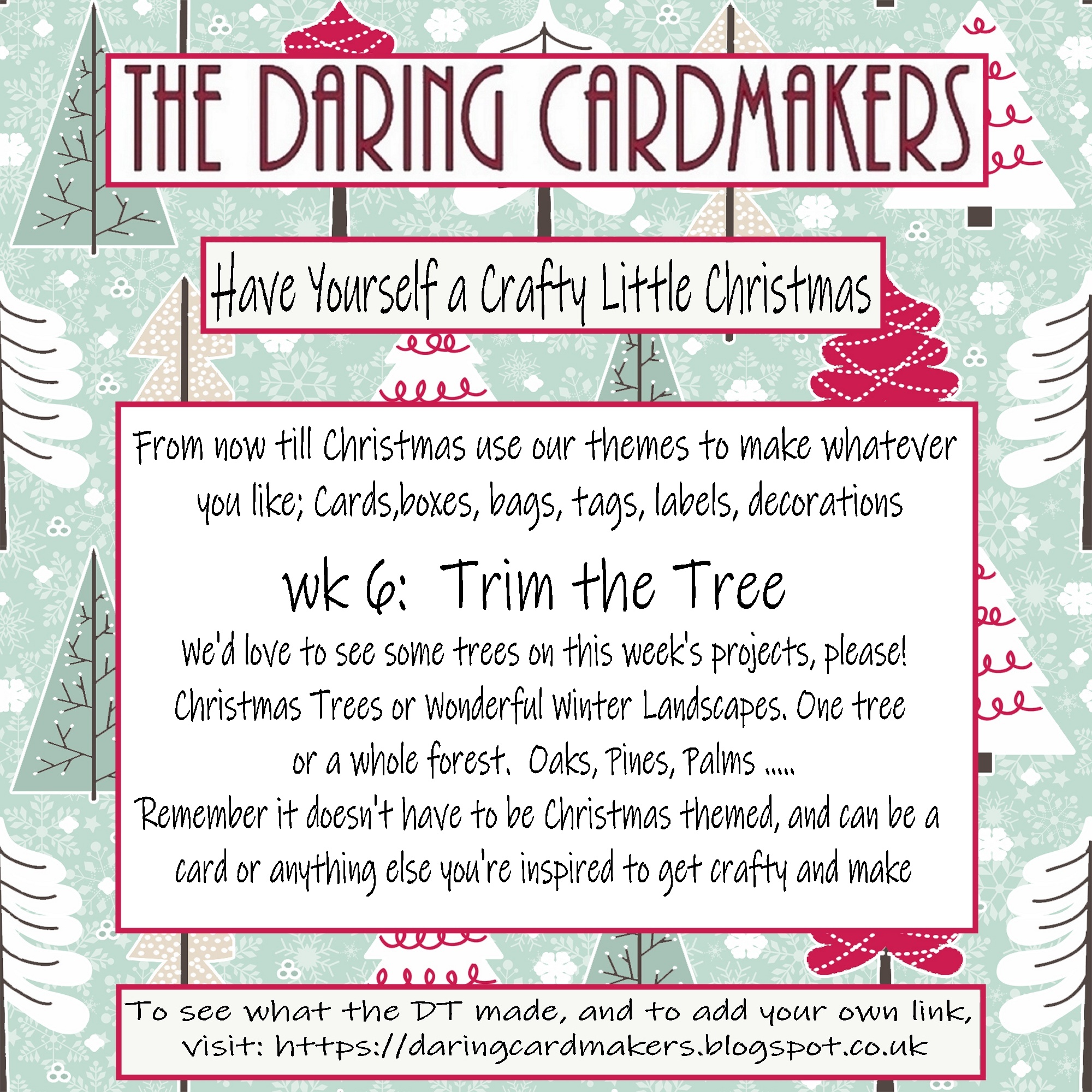 Daring Cardmakers: Trim the Tree
