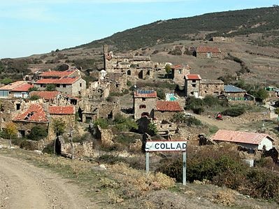 Pueblos y lugares abandonados : El Collado - La Rioja